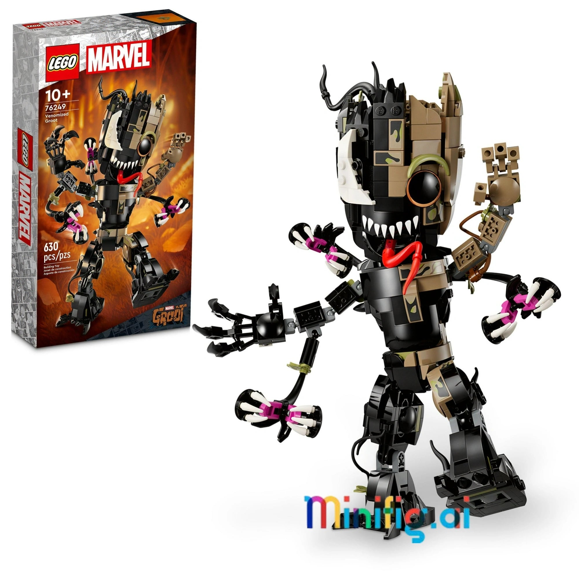 LEGO Marvel Venomized Groot 76249 Transformable Action Figure 10 ...
