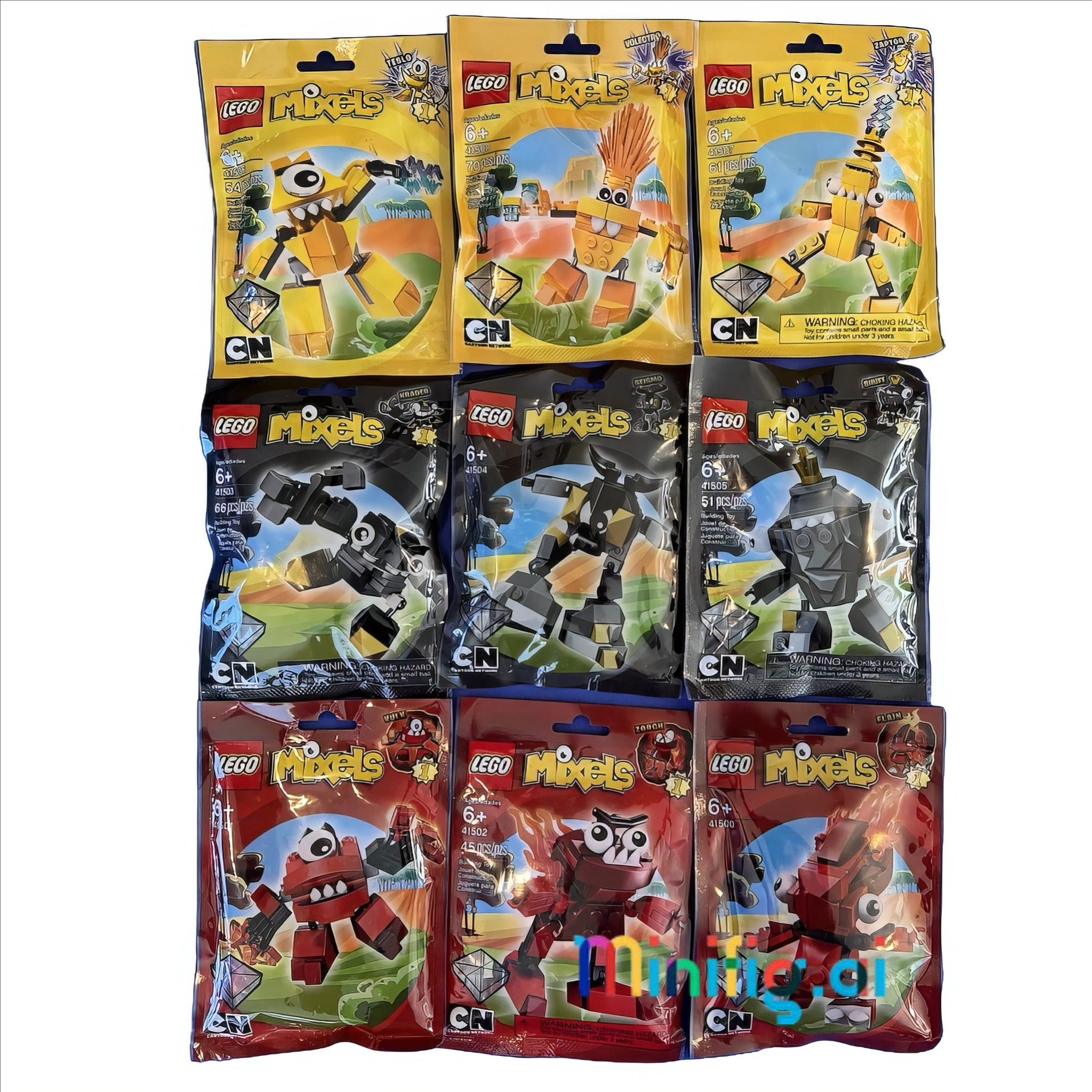 LEGO MIXELS Series 1 Complete Set of All Figures From Set 5003799 ...